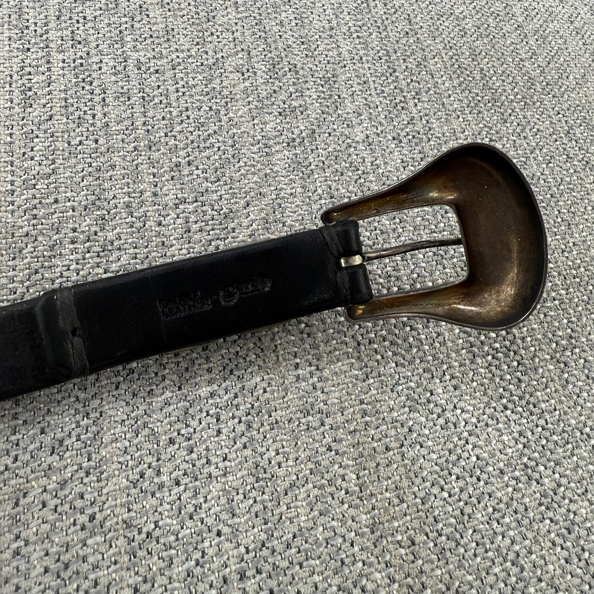 goro's | Leather Belt with Four Metal (Black) / Almost Brand New / Rar ...